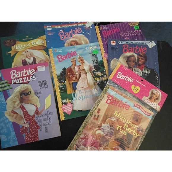 Abrams Books | Accents | Barbie Coloring Books Lot Of Nib | Poshmark